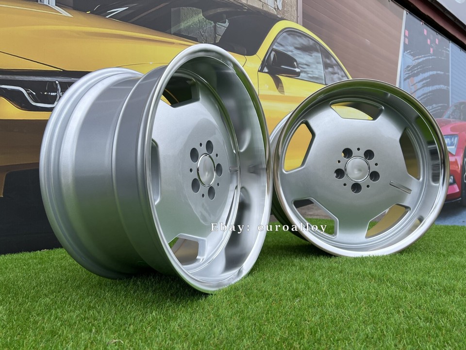 4 x 19 Inch 5x112 Performa Style Silver Wheels: Fits For Mercedes E S ...