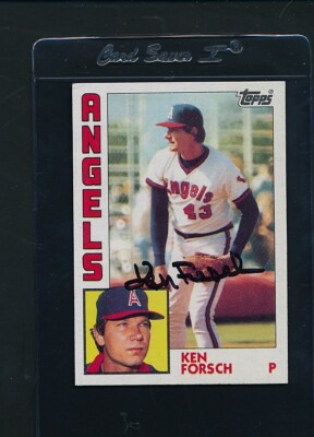 1984 Topps #765 Ken Forsch Angels Signed Auto *C8401 | eBay