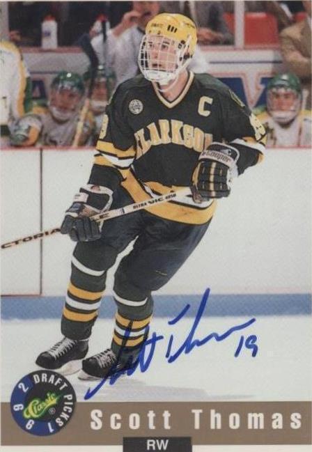 1992 Classic Draft Picks - Autographs Scott Thomas (AU, RC) for sale ...