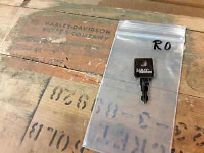 OEM Harley Davidson XL Sportster Ignition Key Code # R0 Evo Evolution ...