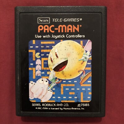 Pac-Man Telegames Atari 2600 games Tested Works Cartridge only VG ...