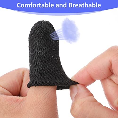 12 Pcs Finger Cots Cut Resistant Protector Finger Covers for Kitchen ...