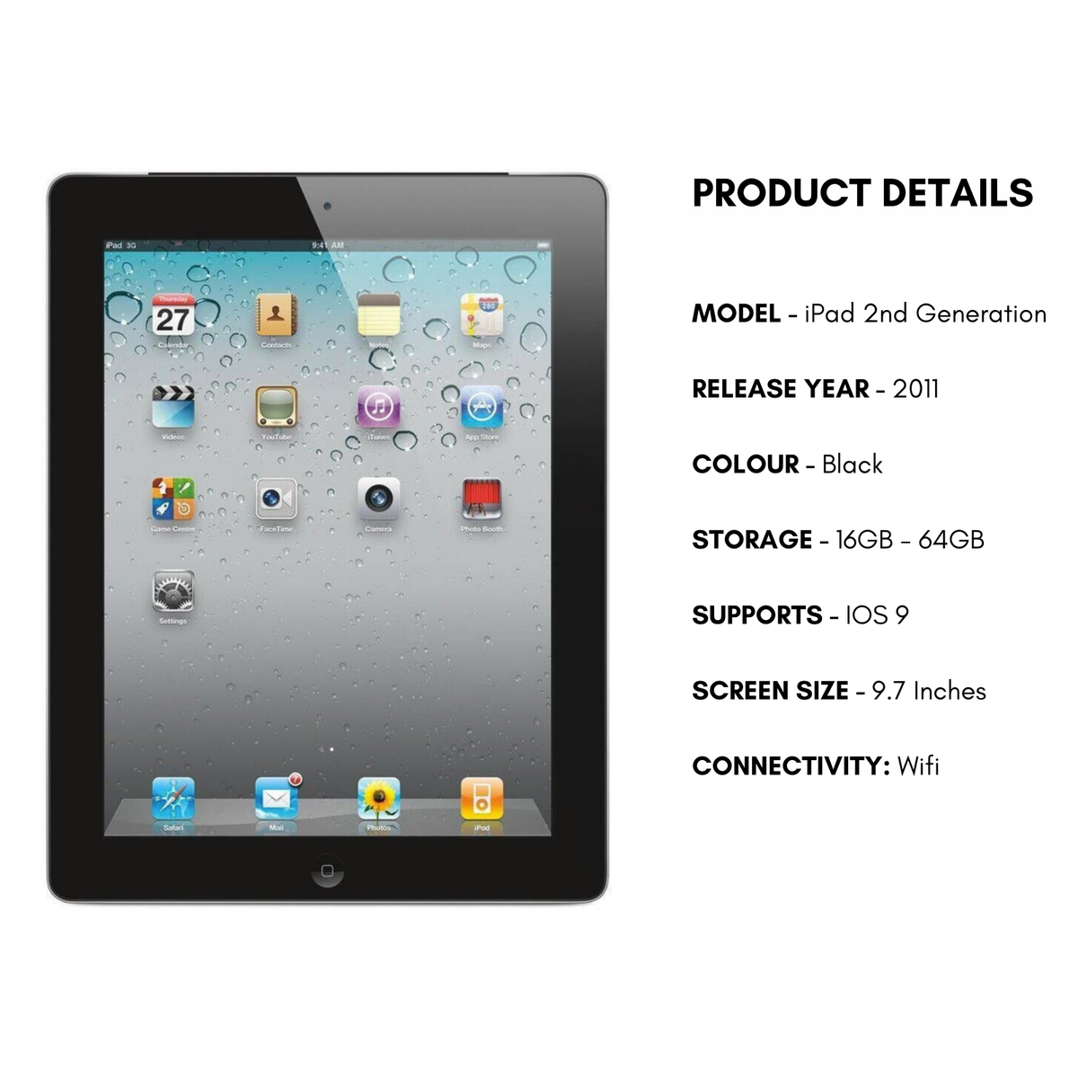 Ipad 2nd Generation IPad 2nd Generation White