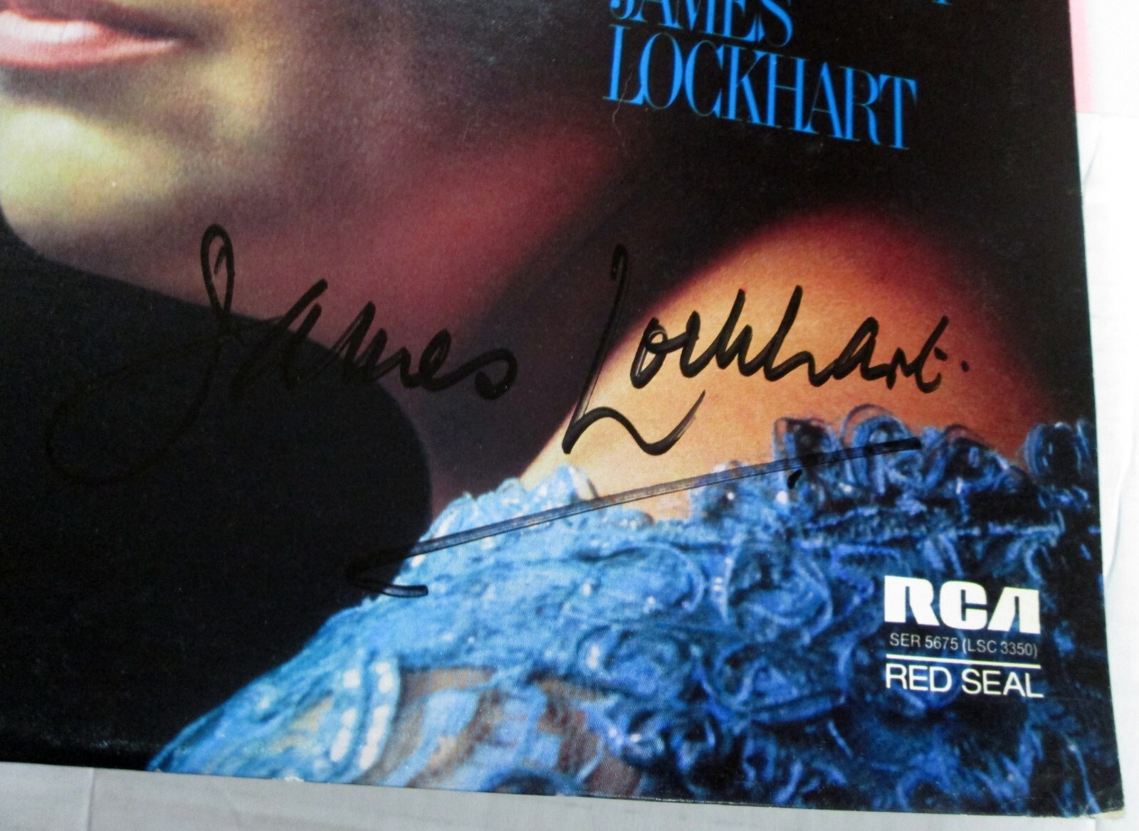 MARGARET PRICE & JAMES LOCKHART Autographed UK LP Mozart Opera Arias ...