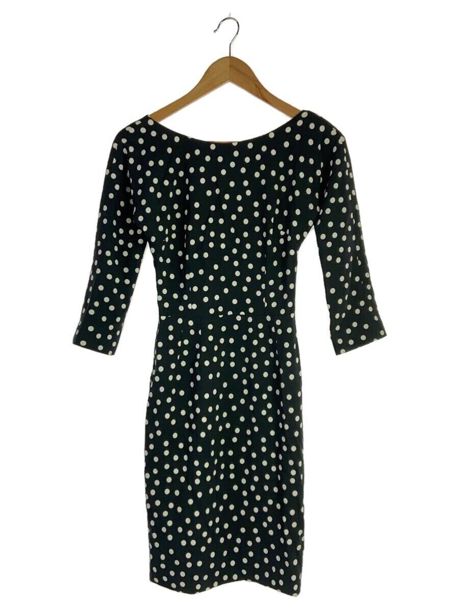 DOLCE & GABBANA Other 3 4 Sleeve Dress 36 Rayon Black Dots DOLCE & GABBANA Other 3 4 Sleeve Dress 36 Rayon Black Dots