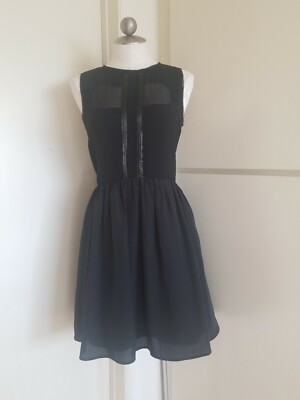 Jessica Simpson Sleeveless Black Sheer Tulle Slip Full Skirt Party ...