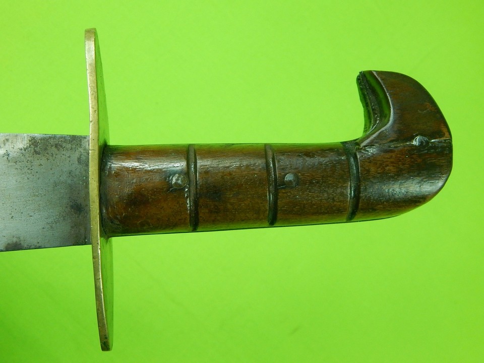 RARE US WW2 Chindit V-44 Type Large Bowie Fighting Knife w/ Sheath | eBay