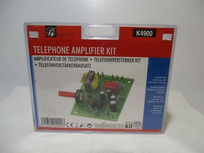 Velleman (K4900) Telephone Free-Standing Electronic Amplifier ...