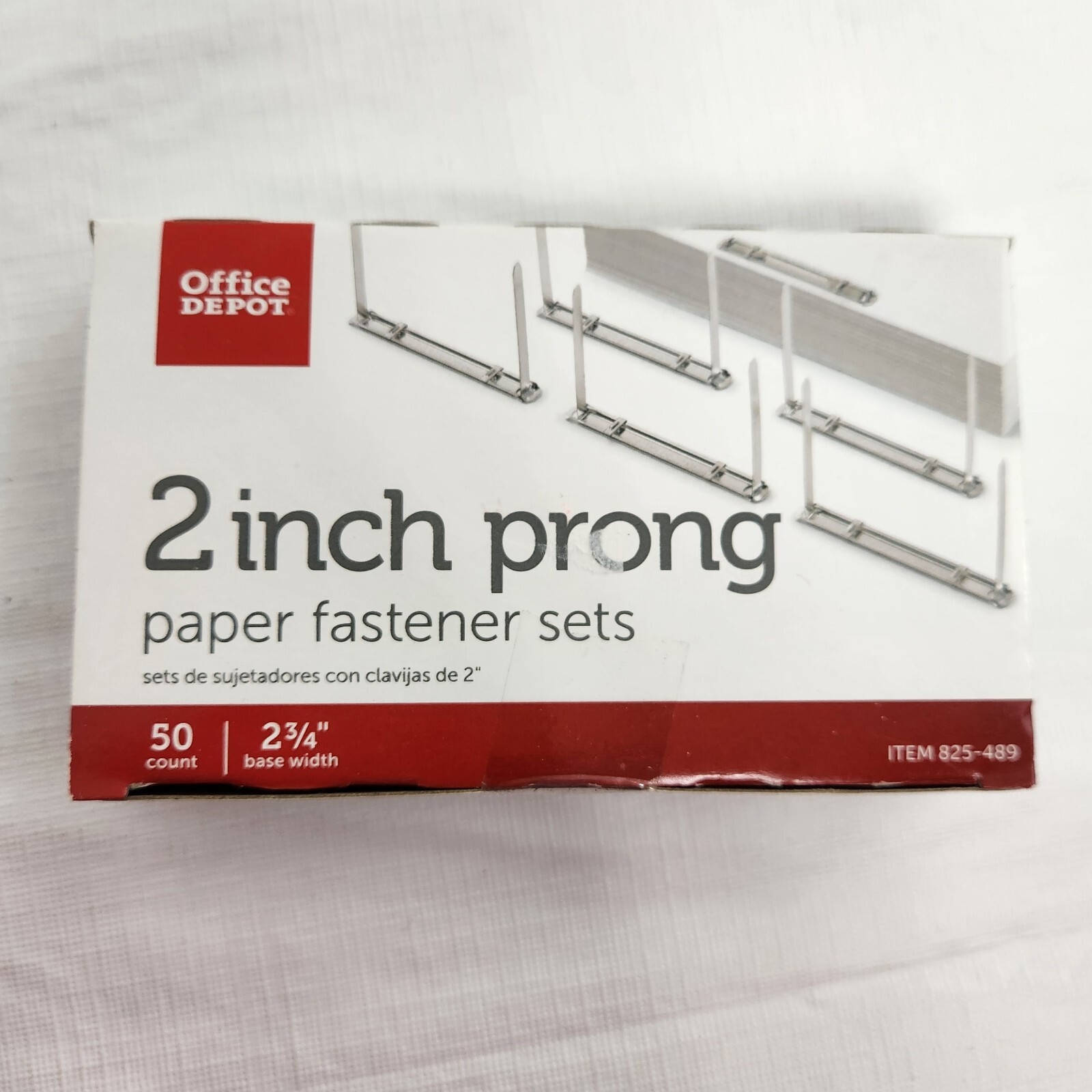 2-in Prong Fastener Sets 50 Count 2¾ Bass Item 825-489 | eBay