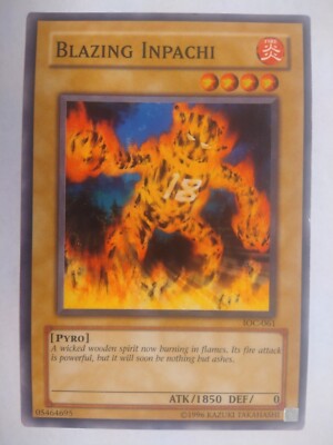 Yu-Gi-Oh! Blazing Inpachi Invasion of Chaos IOC-061 1st Edition ...