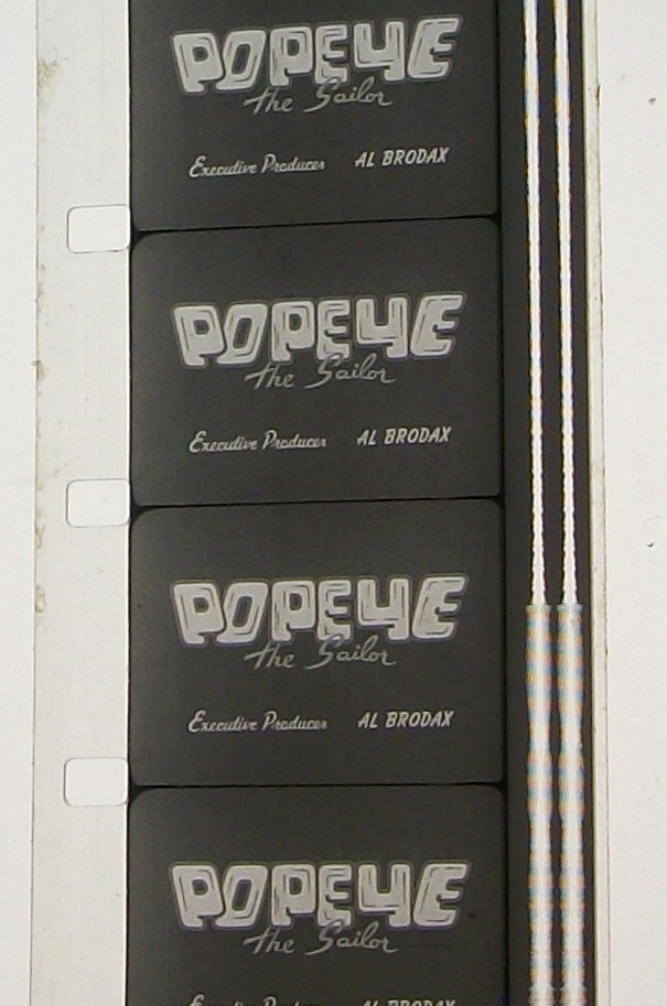 POPEYE THE SAILOR 1960 TITLES 16MM FILM MOVIE ROLLED NO REEL I46 | eBay UK