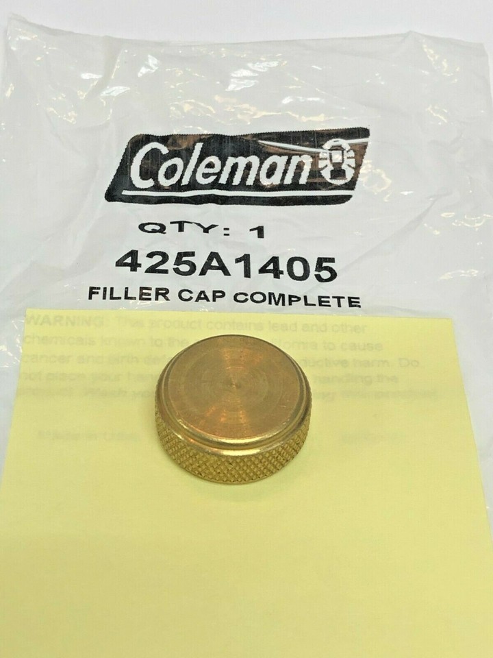 Coleman Filler Cap Camping Lanterns Cooking Stoves, Fuel Screw-On Cap ...