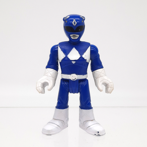 Mighty Morphin Power Rangers Imaginext Blue Ranger Action Figure Fisher ...