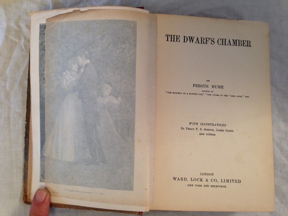 Fergus Hume - The Dwarf's Chamber - 1898 Ward Lock - Scarce Mystery ...
