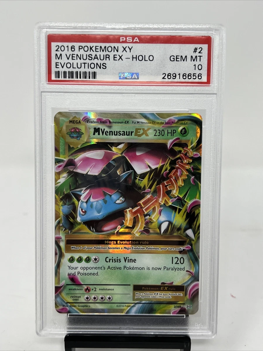 M Venusaur EX-Holo 2016 Pokemon TCG XY Evolutions #2/108, 42% OFF