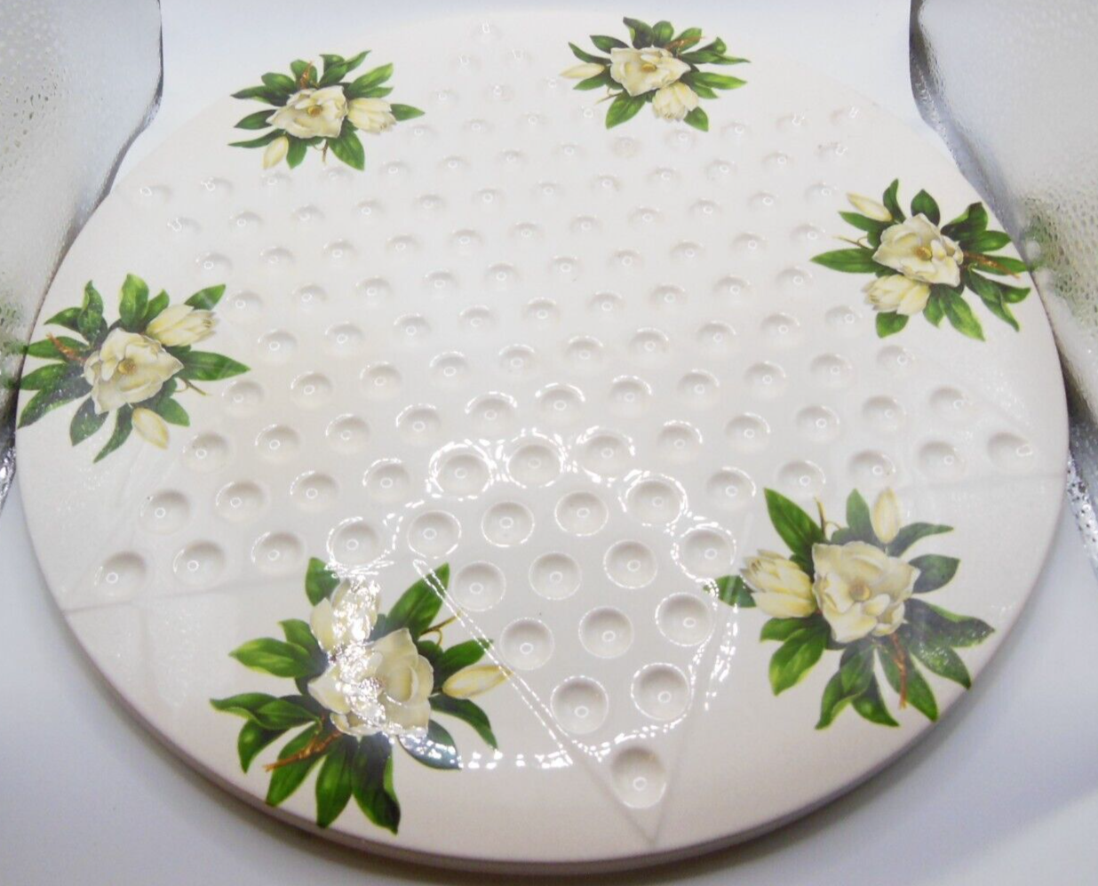 Vintage Amsbury MAGNOLIAS Ceramic Chinese Checkers Board RARE | eBay