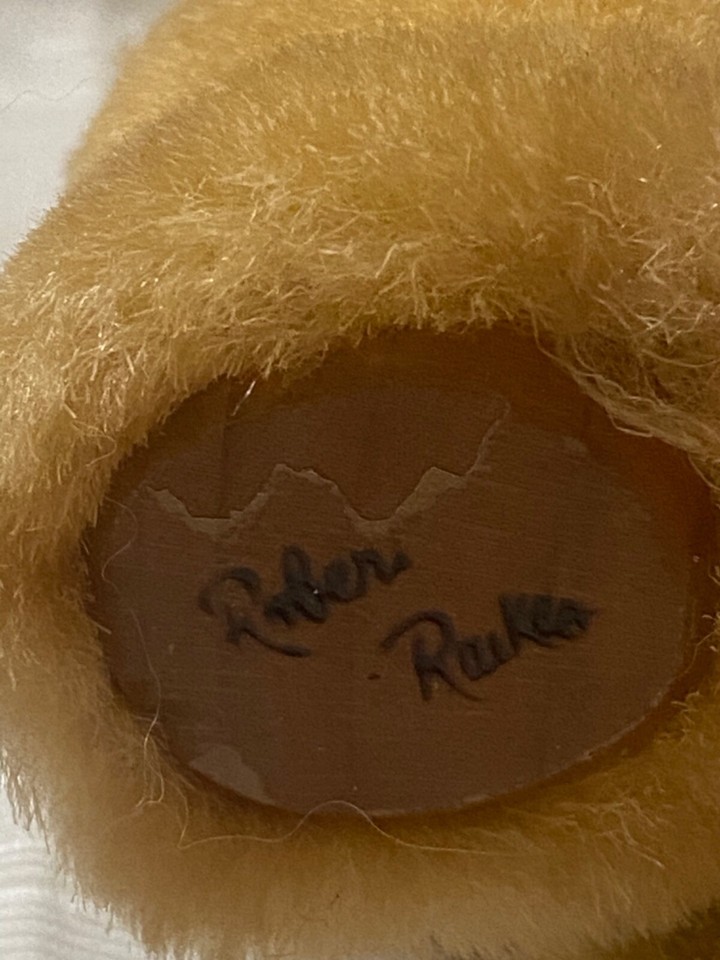 Rare Limited Robert Raikes Nursery Miniatures Ben Bear Wood Jointed 7 ...