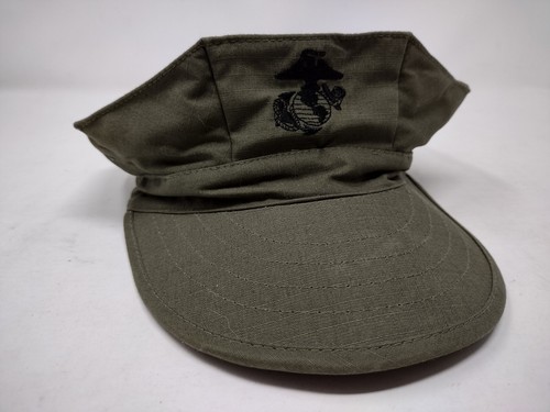 USMC SATEEN UTILITY CAP 2 PLY WITHOUT TOP STITCH | eBay