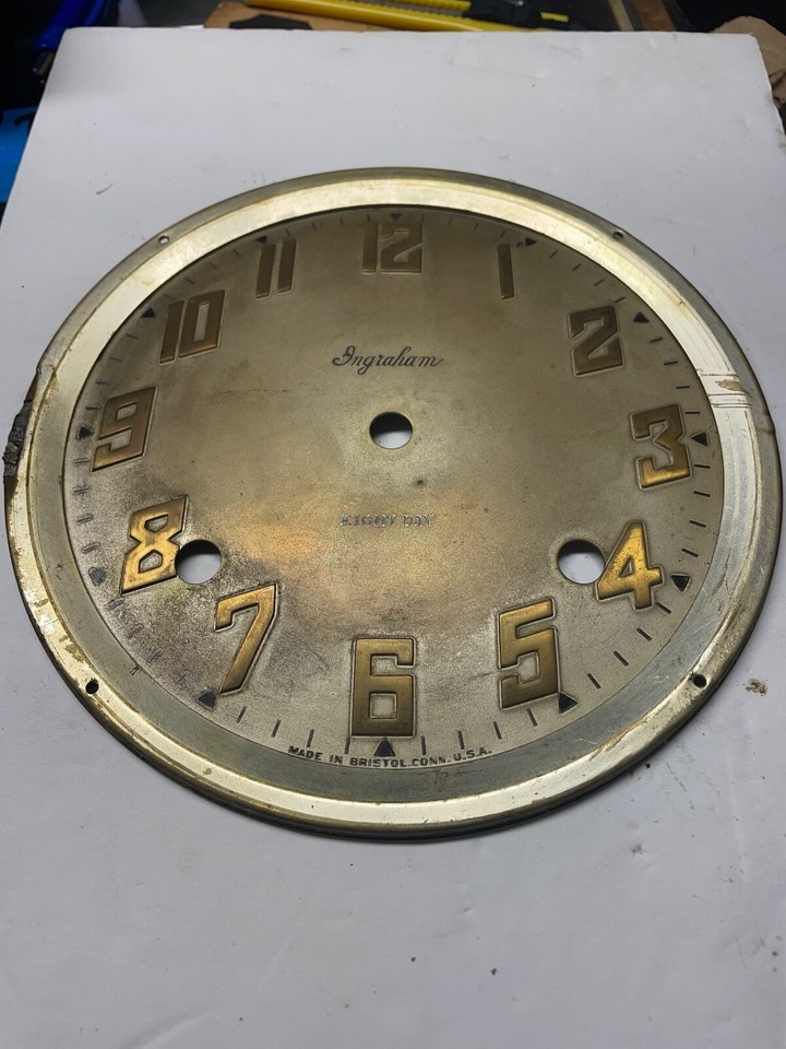 (E227) - Ingraham Mantel Clock Dial | eBay