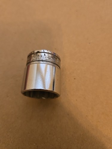 Snap On 3/8" Drive 13/16" 12PT SAE Shallow Chrome Socket F261 | eBay