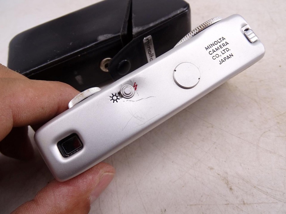 Vintage Minolta-16 MG Miniature Spy Camera Japan Leather Case ...