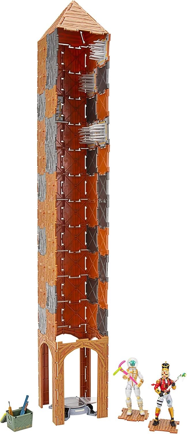 Ultimate Fortnite Action Figure Survival Kit with Weapons and Building ...