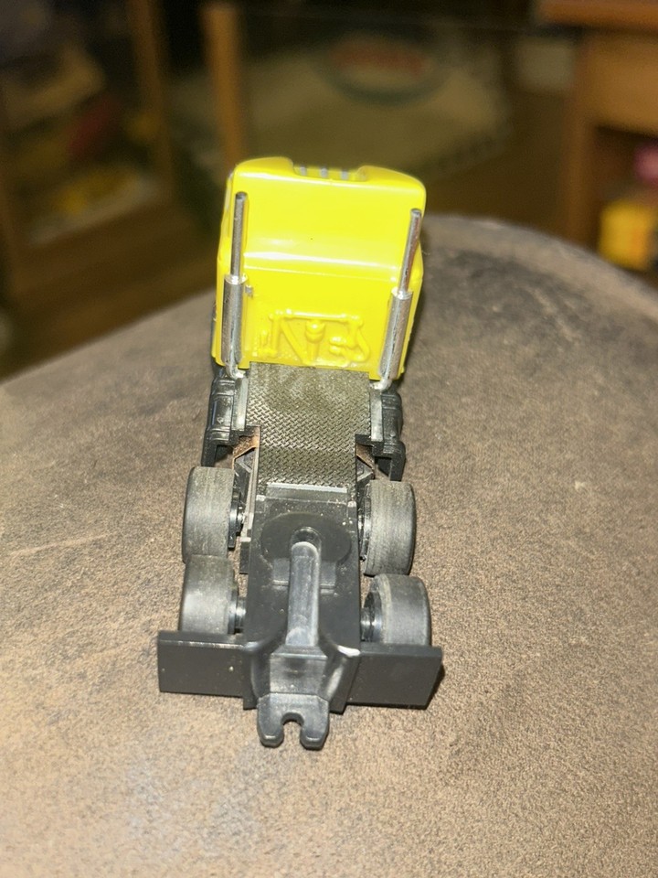 VINTAGE RYDER LIGHTED RUNNING HO AURORA AFX SLOT CAR PETERBILT TRUCK ...