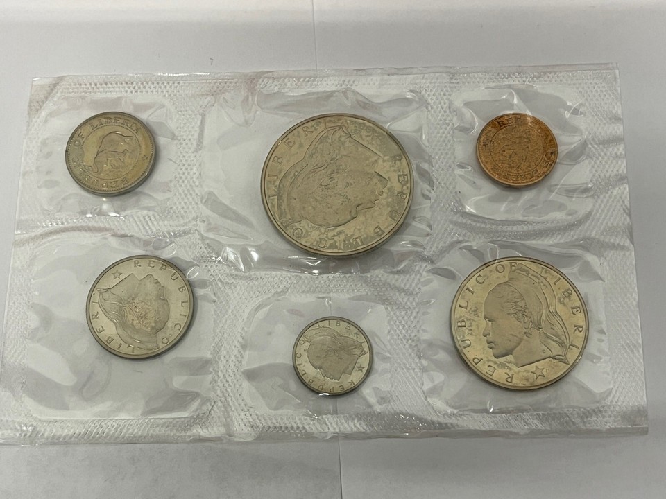 1972 Liberia Proof Set 6 Coins Sealed Original US Mint Packaging | eBay