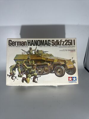 Tamiya 35020 1:35 German Hanomag Sd.Kfz.251/1 Model Kit Rare Monogram ...