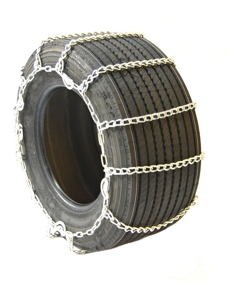 Titan Light Truck Link Tire Chains CAM On Road Snow/Ice 7mm 295/65-16 ...