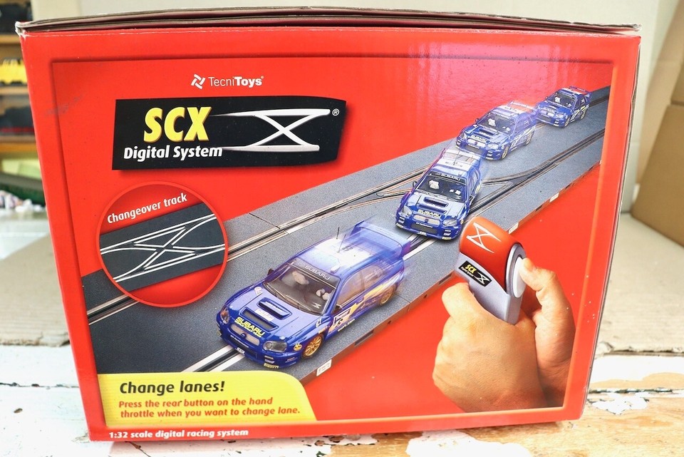 SCX DIGITAL SYSTEM 10010 SCALEXTRIC digital SUBARU CITROEN WRC RALLY ...