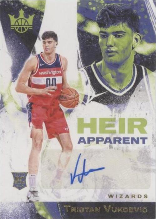 2023-24 Panini Court Kings - Heir Apparent Tristan Vukcevic #HA-VUK ...