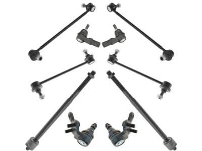 69SX72Q Front and Rear Ball Joint Sway Bar Link Tie Rod End Kit Fits ...