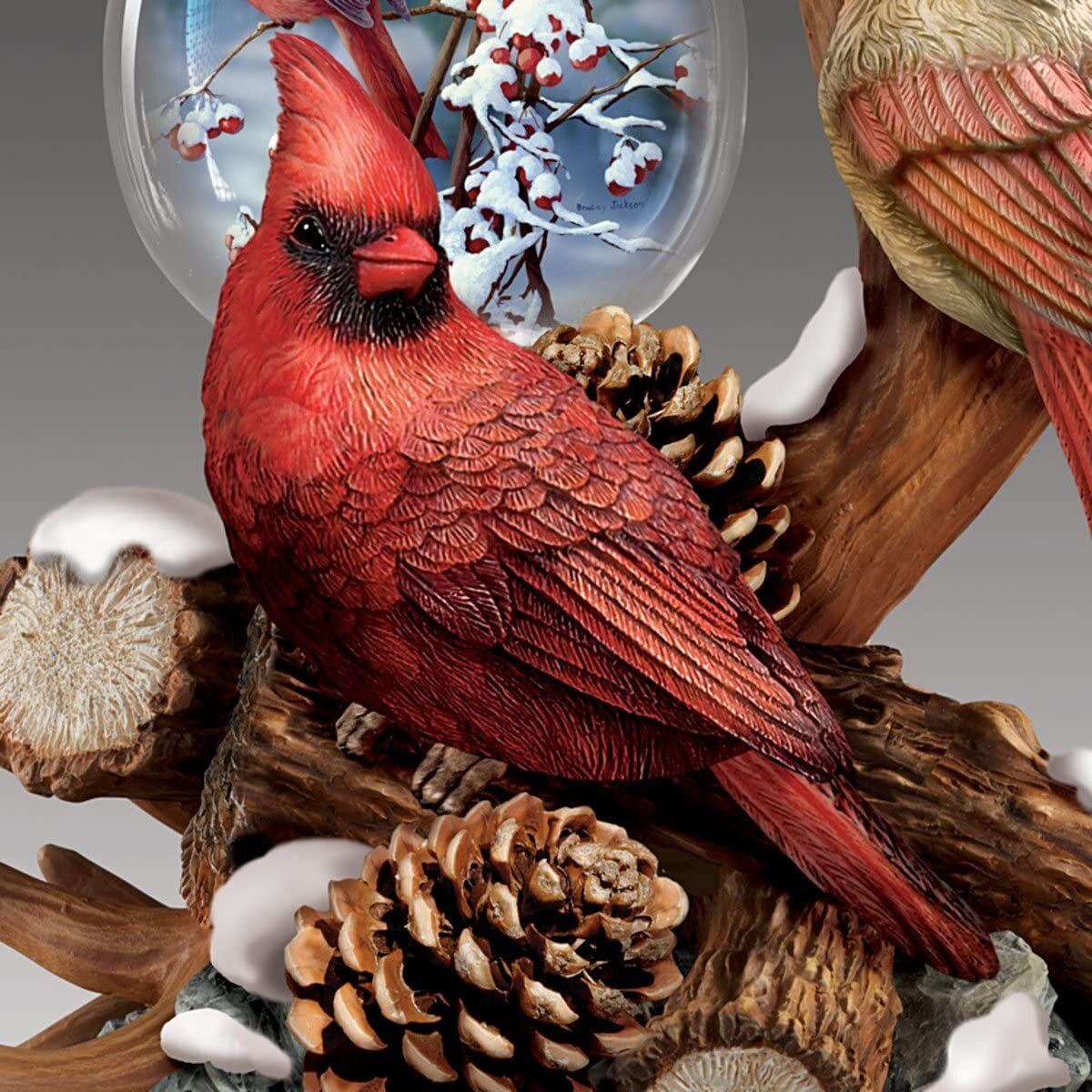 Cardinal Sculpture with Bradley Jackson Cardinal Art by The Bradford ...