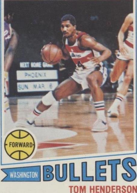 1977-78 Topps - Tom Henderson #93 White Back for sale online | eBay
