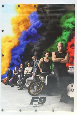 F9: The Fast Saga Unreleased Double Sided Original Movie Poster 27" x ...