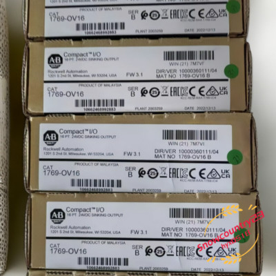 New Sealed Allen-Bradley 1769-OV16 CompactLogix 16 Point Sink Output ...