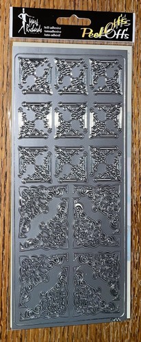 Stampendous Class-A-Peels Fancy Swirl Silver Photo Corners Made Holland ...
