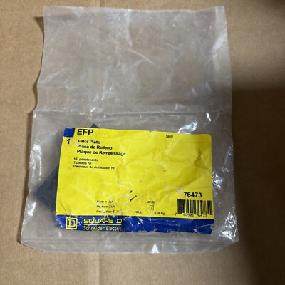 Square D 80113-068-01 NF Panel Blank EFP Filler Plate 3 1/2" X 1" | eBay