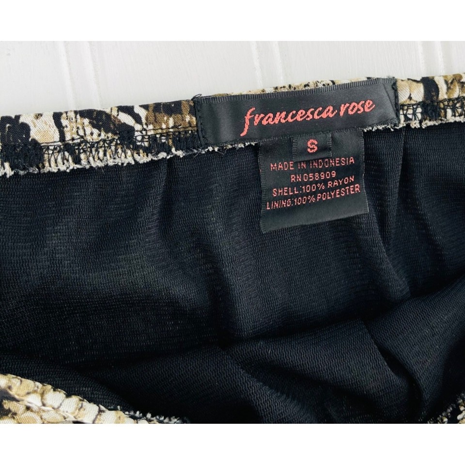 Francesca Rose Snakeskin Print long Skirt Size Small Y2k Phoebe Buffay ...