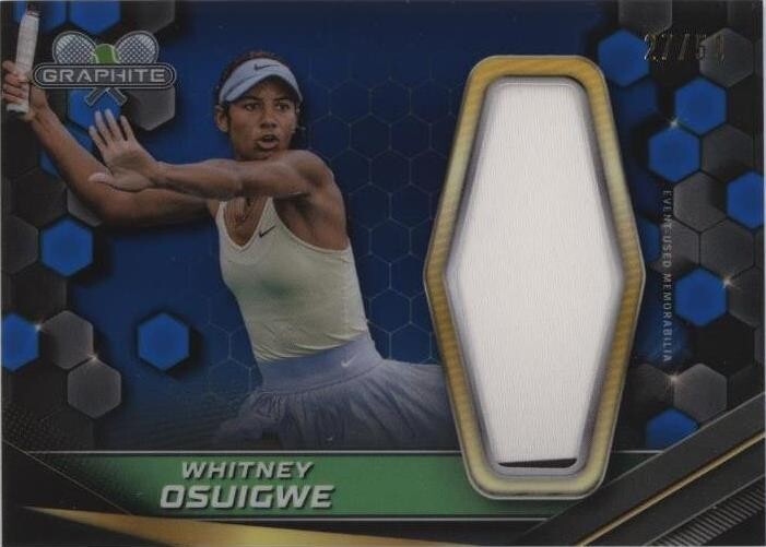 2024 Topps Graphite - Relics Whitney Osuigwe #GR-WOW Blue Refractor /50 ...
