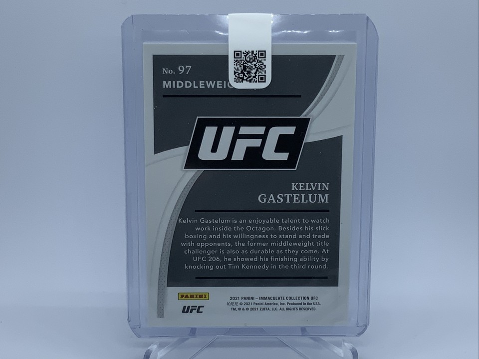 2021 Immaculate Collection UFC #97 Kelvin Gastelum /65 | eBay