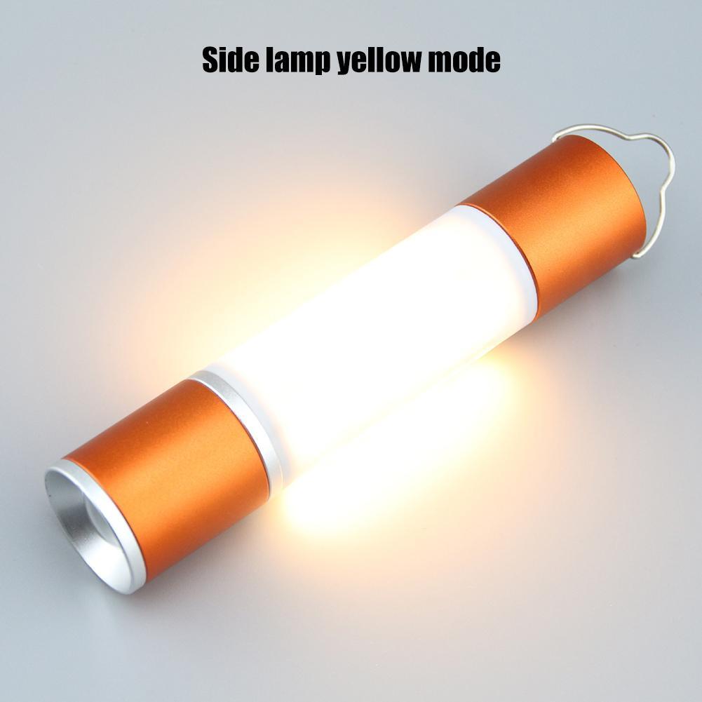 USB Rechargeable LED Telescopic Flashlight Zoomable Hanging Torch ...