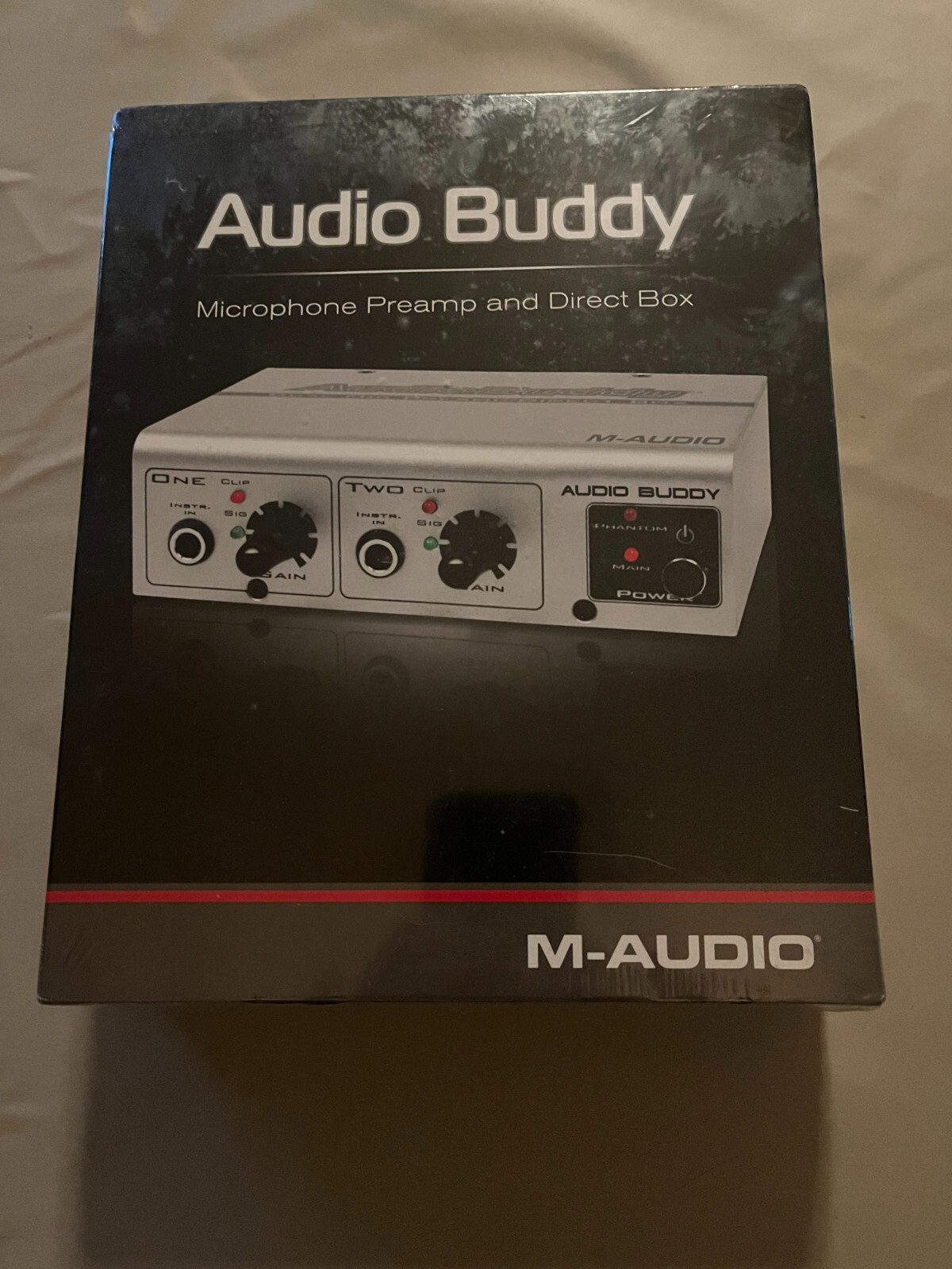 M-Audio Audio Buddy Microphone Preamp and Direct Box NIB | eBay