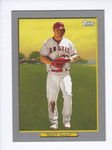 2020 Topps Series 1 #TR-46 MIKE TROUT Turkey Red Insert Los Angeles ...