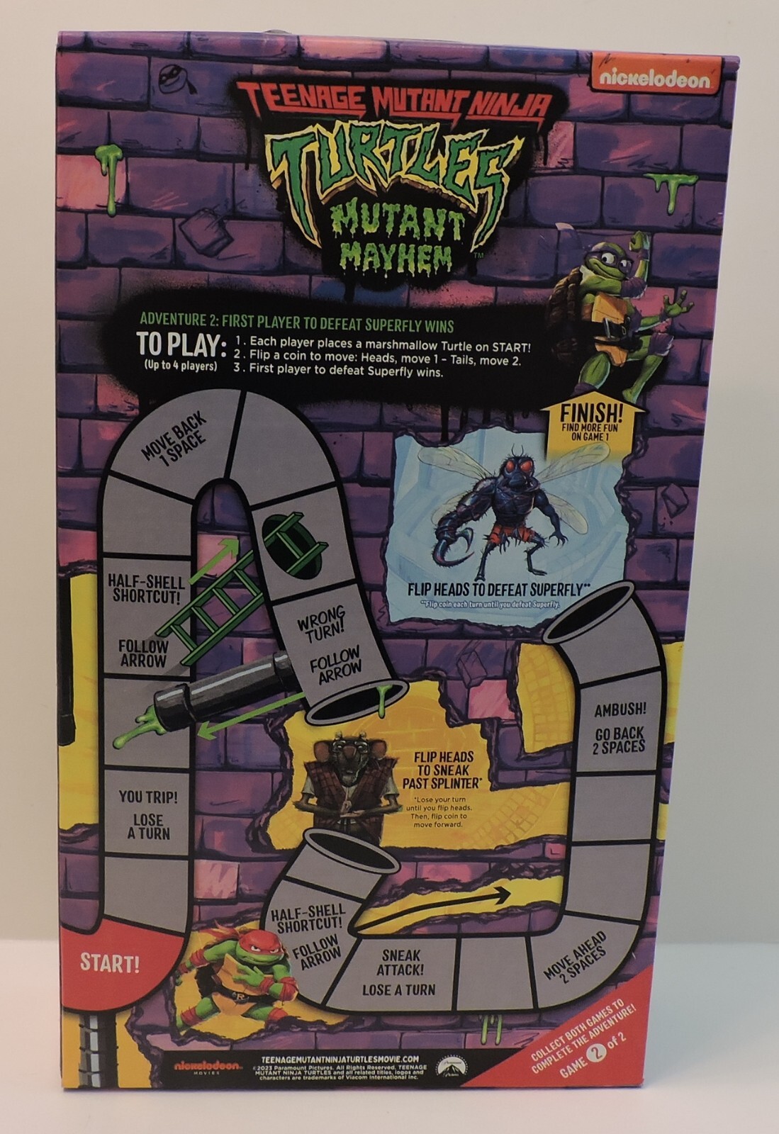 2023 TEENAGE MUTANT NINJA TURTLES "MUTANT MAYHEM" COLLECTIBLE CEREAL ...