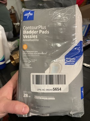 Medline Contour Plus Bladder Pads 28ct - NEW | eBay