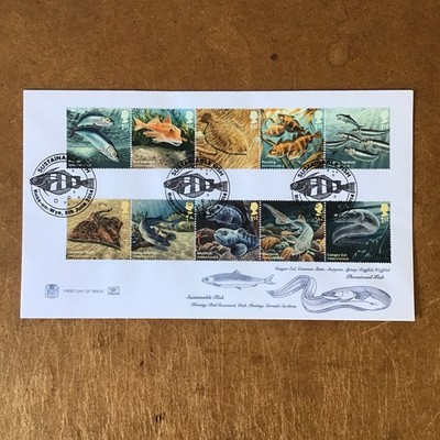 Stuart Sustainable Fish 2014 Ross On Wye Stamped Cover | eBay