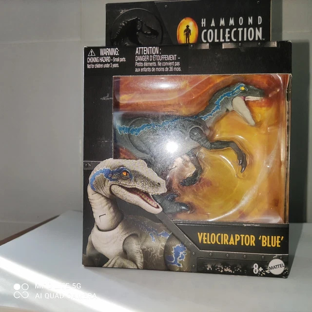Jurassic World Park Raptor Hammond Collection Velociraptor Blue. New ...