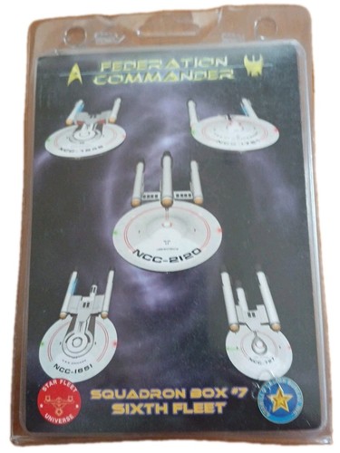 Federation Commander Squadron Box #7 Sixth Fleet (5 Ships) Romulan ...